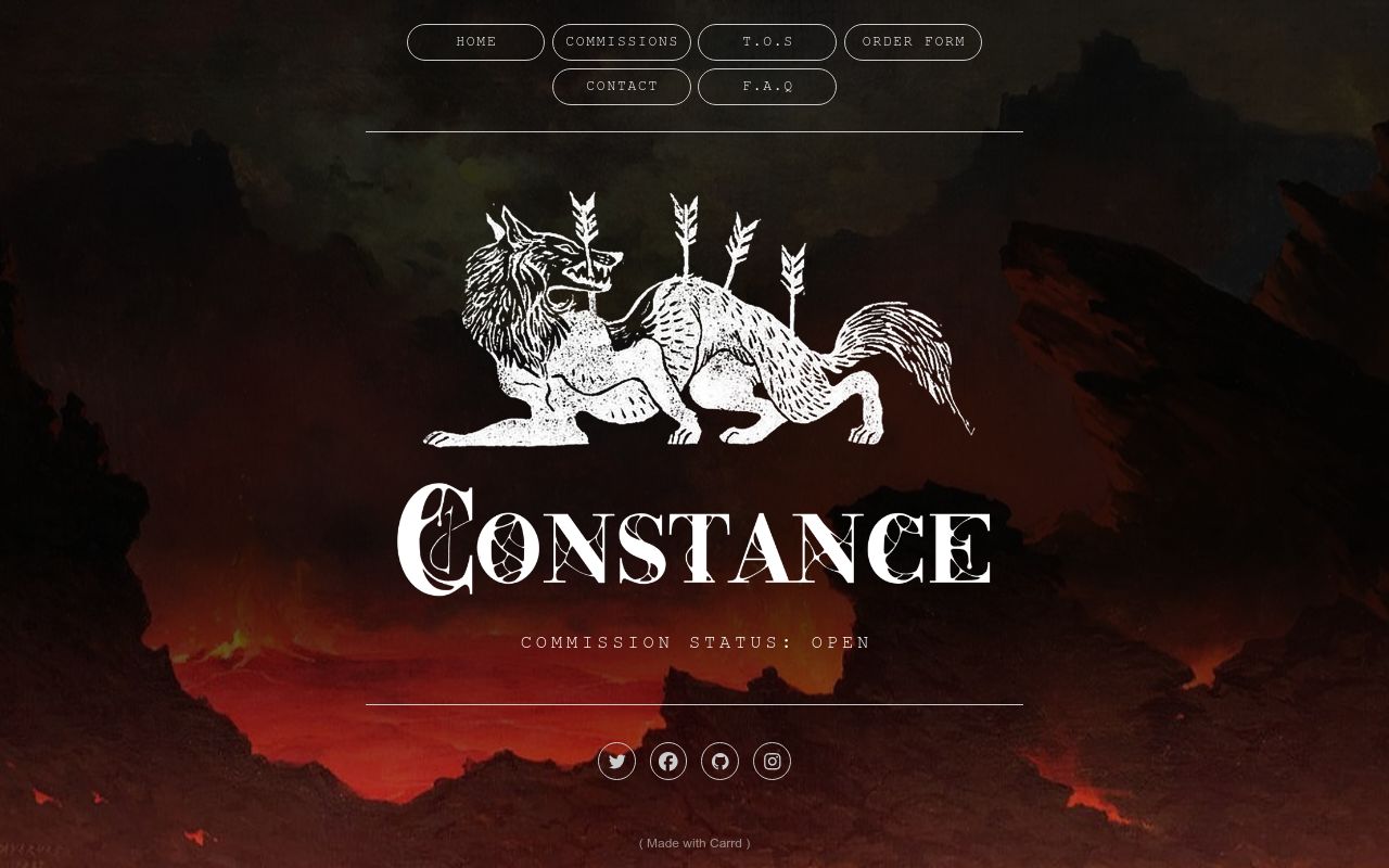 Constance's commissions